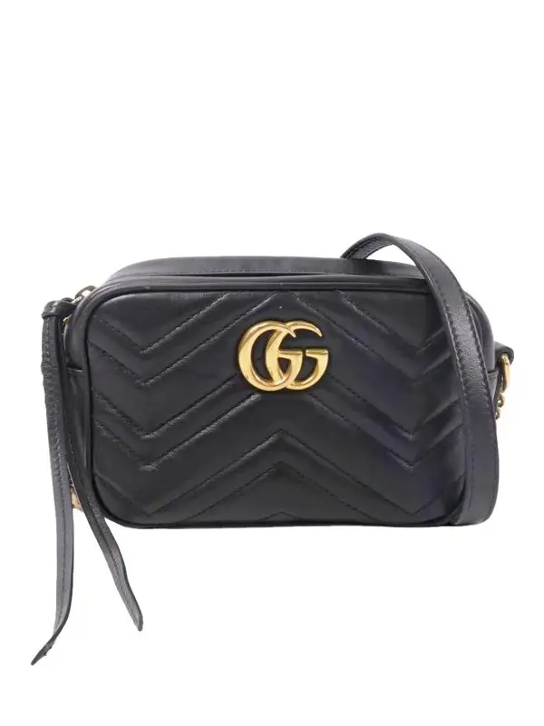 Gucci Gg Marmont Shoulder Bag - Black