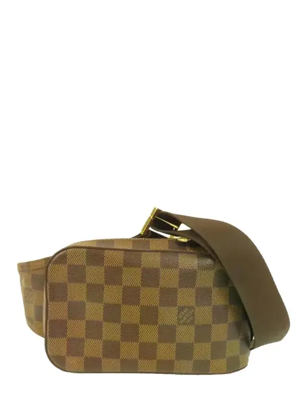LOUIS VUITTON Geronimos Damier Ebene Belt Bag - Brown