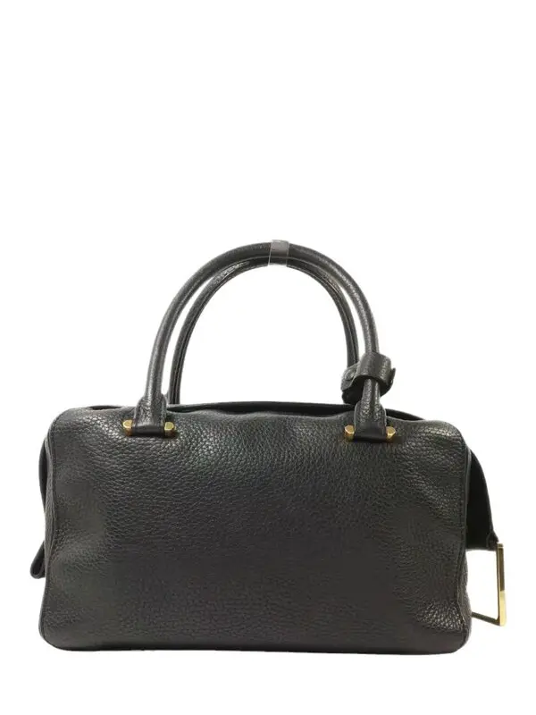 Delvaux Leather Tote Bag With Detachable Shoulder Strap - Black