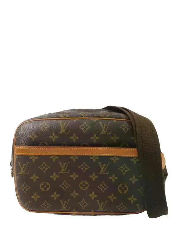 LOUIS VUITTON Monogram Reporter Pm Shoulder Bag - Brown