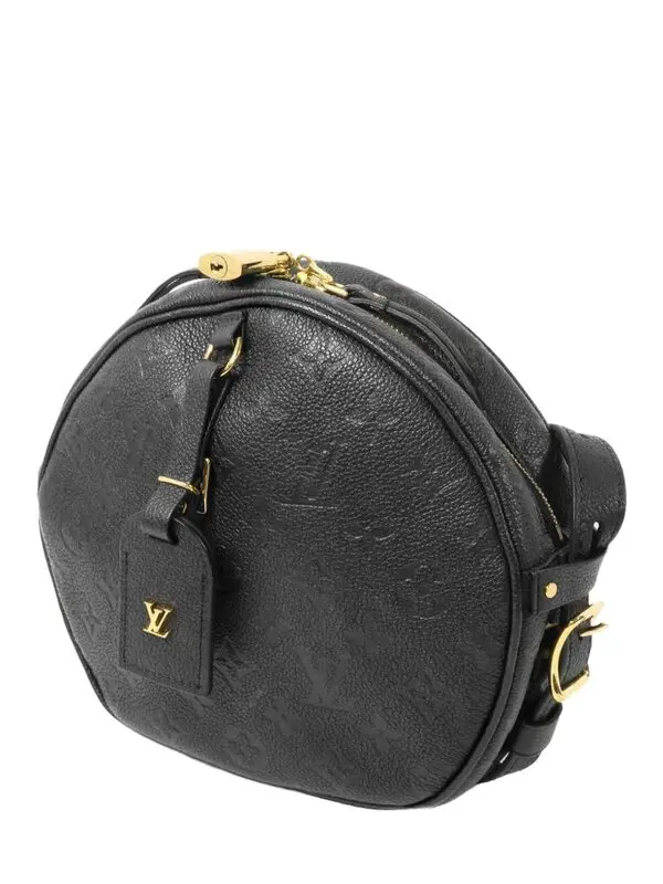 LOUIS VUITTON Monogram Empreinte Boite Chapeau Souple Shoulder Bag - Black