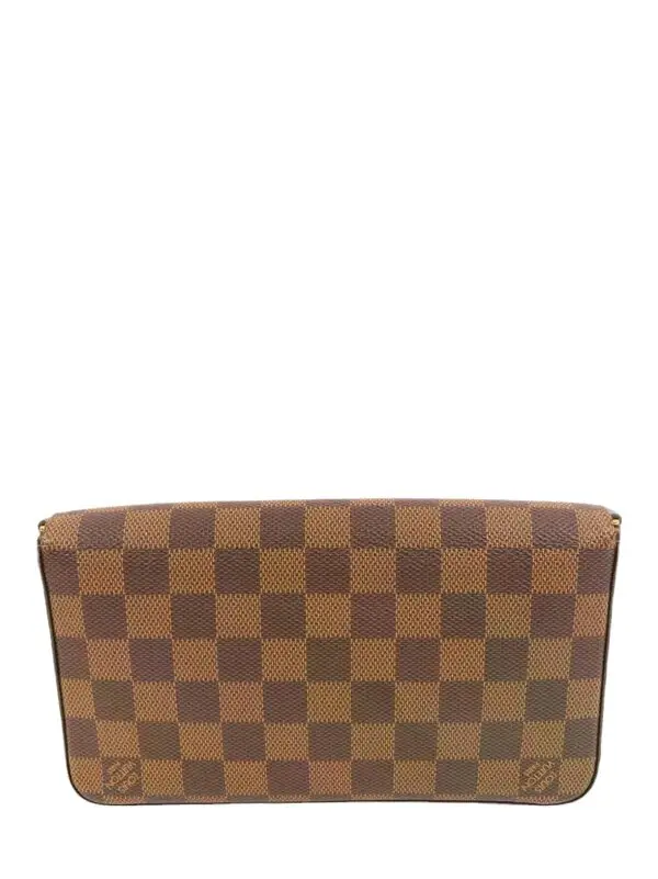 LOUIS VUITTON Pochette Felicie Damier Cross Body Bag - Brown