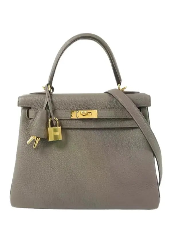Hermès 25 Kelly Tote Bag - Grey