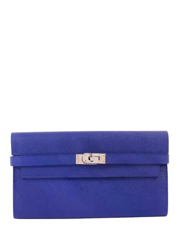 Hermès Kelly Leather Wallet - Blue