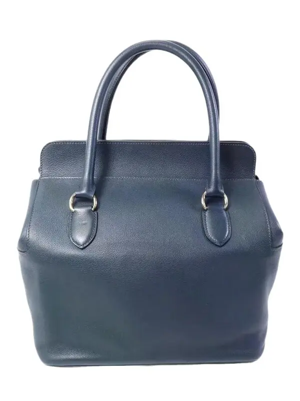 Hermès 26 Toolbox Shoulder Bag - Blue