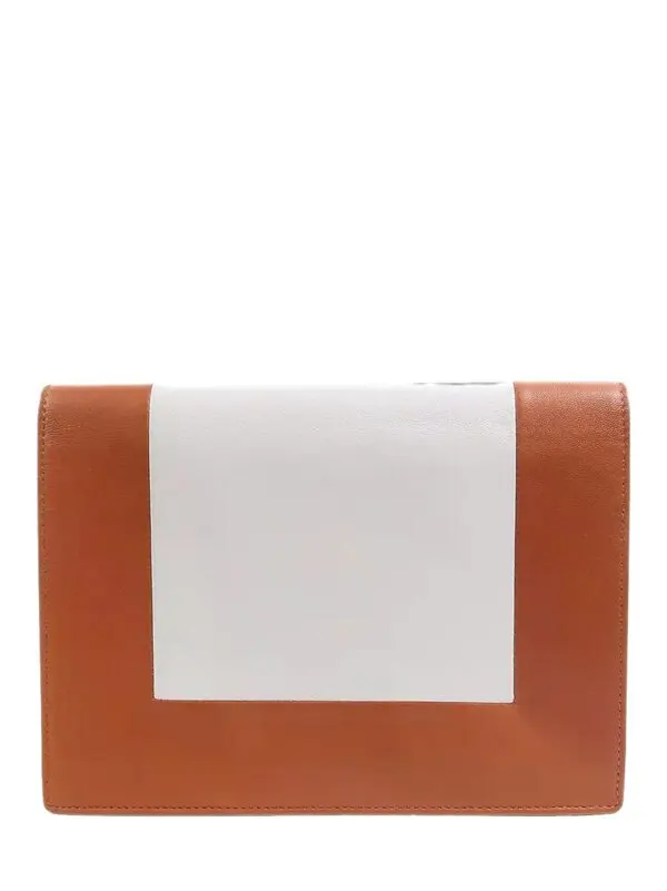 Celine Frame Wallet On Chain Shoulder Bag - Brown