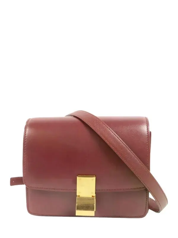 Celine Small Classic Box Shoulder Bag - Red