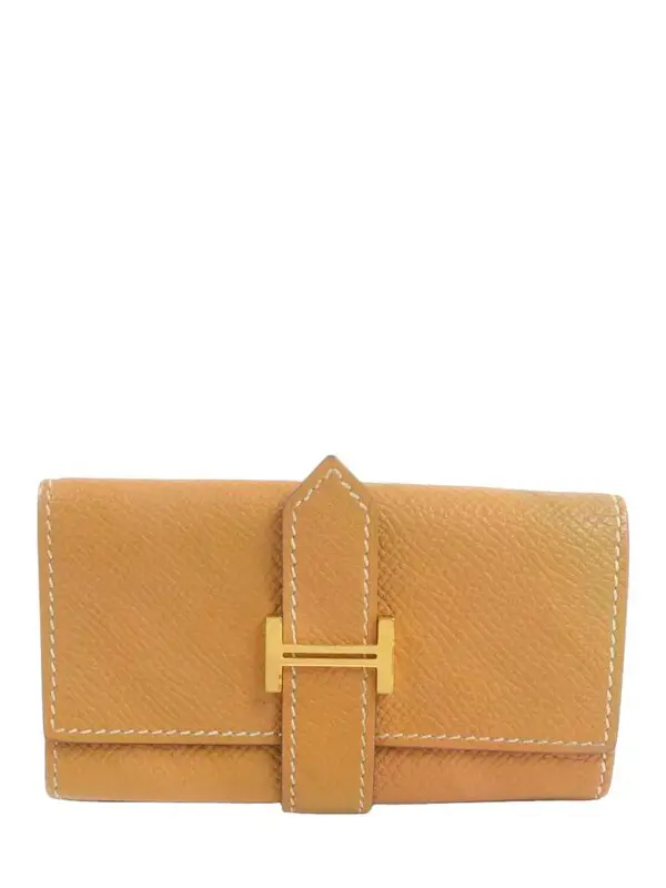 Hermès Bearn Epsom Key Holder - Neutrals