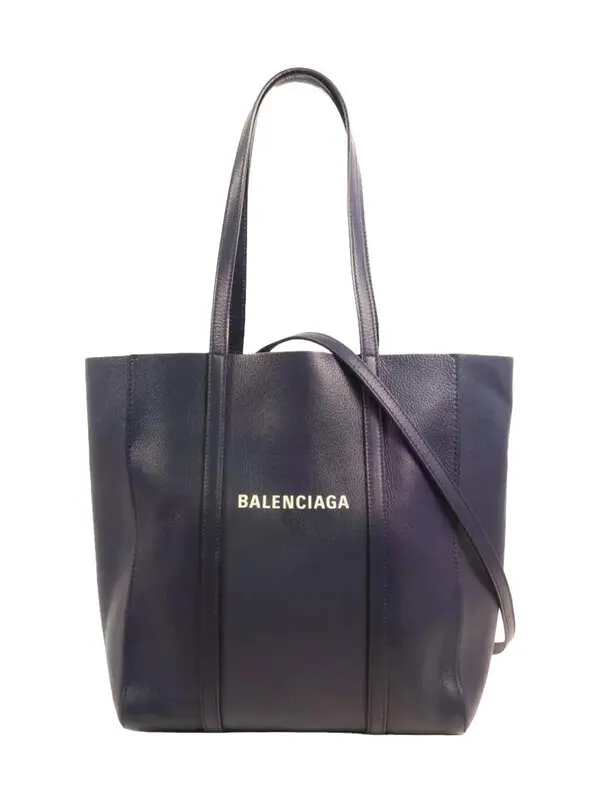 Balenciaga Everyday Xs Leather Tote Bag - Blue