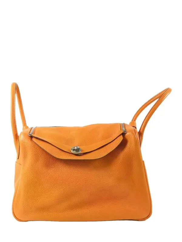 Hermès 34 Lindy Clemence-leather Shoulder Bag - Orange