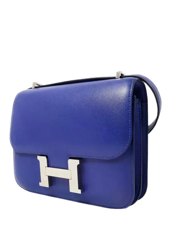 Hermès Constance Shoulder Bag - Blue