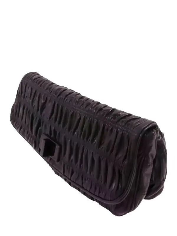 Prada Gaufre Clutch Bag - Black