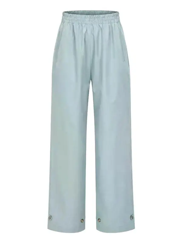 SUPER BLOND Gabardine Trousers - Blue