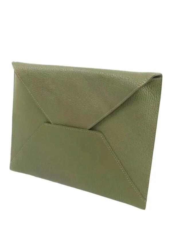 Hermès Envelope Trio Clutch Bag - Green
