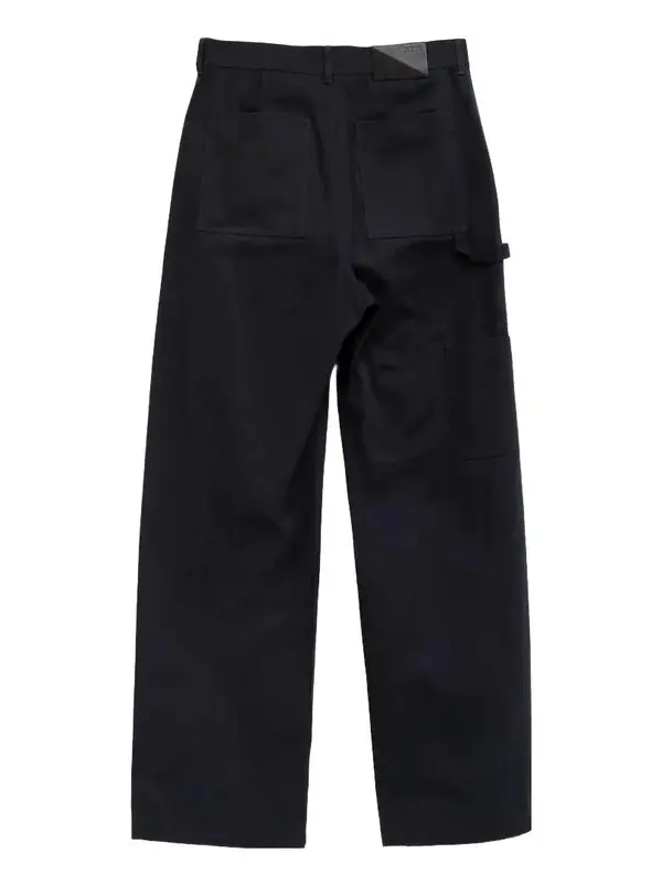 Loewe Anagram-embroidered Trousers - Blue