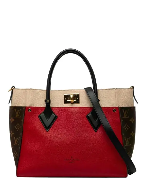 LOUIS VUITTON 2020 Monogram On My Side Mm Satchel - Red
