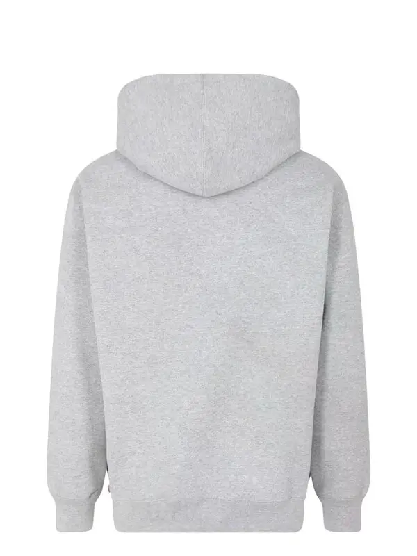 Supreme X Burberry Box Logo Drawstring Hoodie - Grey