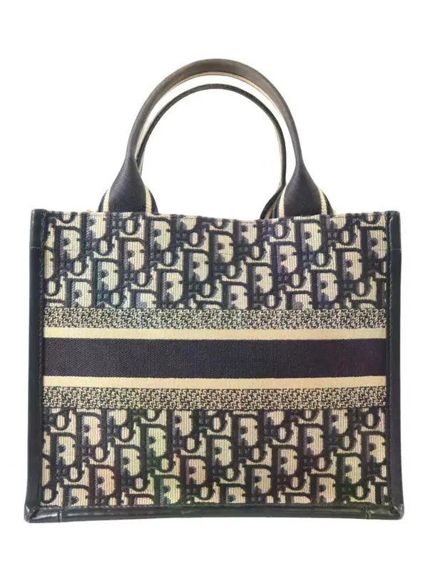 Dior Oblique Book Tote Bag - Blue