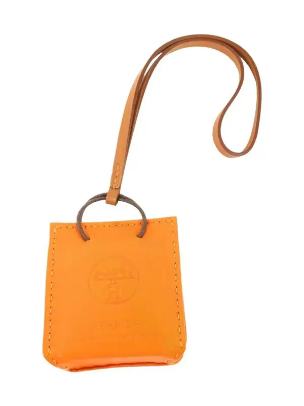 Hermès Sac Bag Charm - Orange