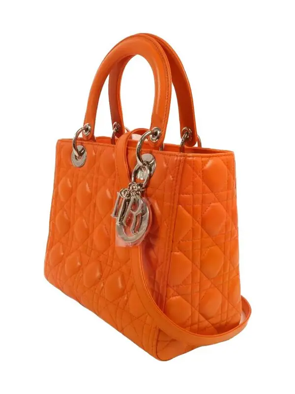 Dior Lady Tote Bag - Orange