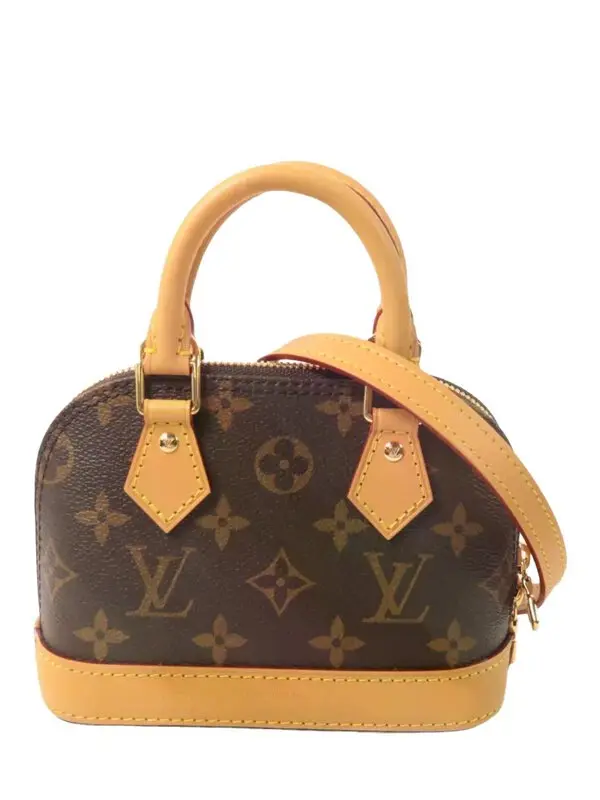 LOUIS VUITTON Nano Alma Two-way Tote Bag - Brown