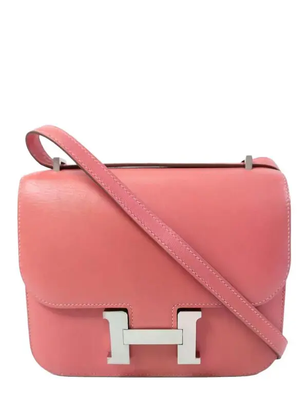 Hermès Mini Constance Shoulder Bag - Pink