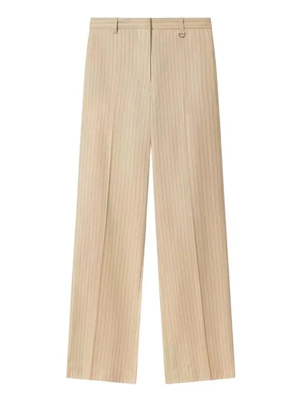 Isabel Marant Étoile Noanda Pinstripe Tailored Trousers - Neutrals