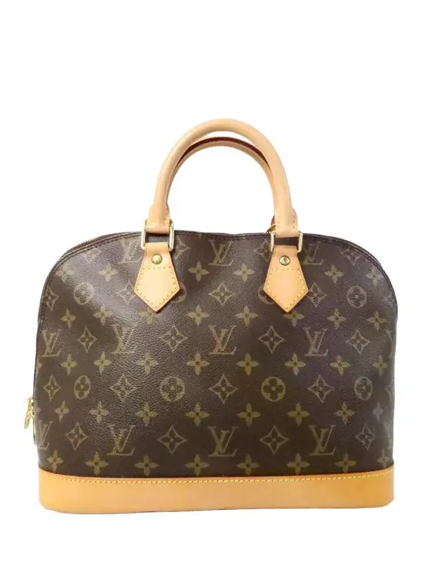 LOUIS VUITTON Alma Monogram Tote Bag - Brown