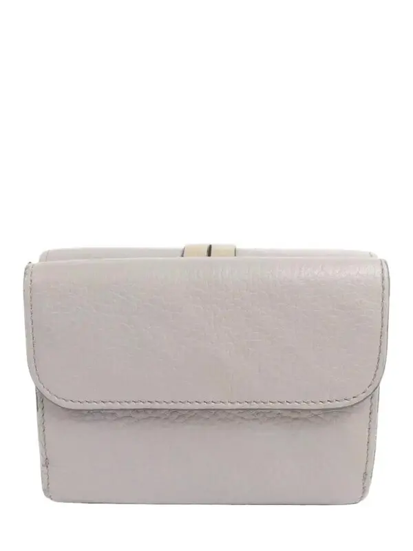 Chloé Alphabet Trifold Wallet - Grey