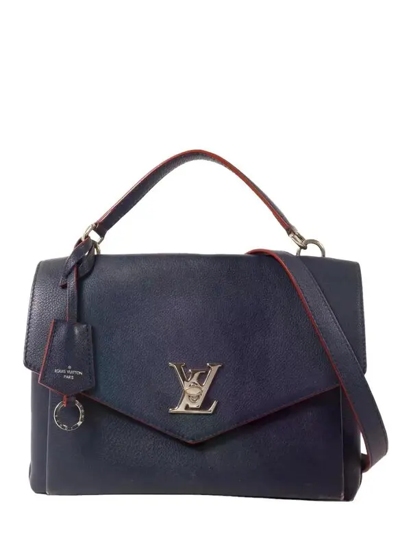LOUIS VUITTON Mylockme Leather Shoulder Bag - Blue