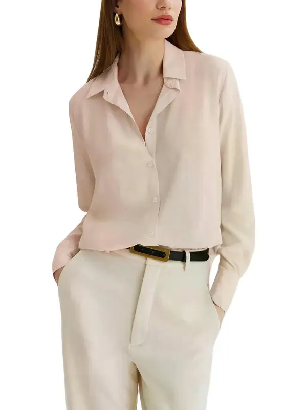 FRAMBOISE Silk Shirt - Neutrals
