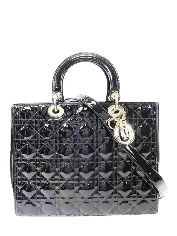 Dior Lady Tote Bag - Black