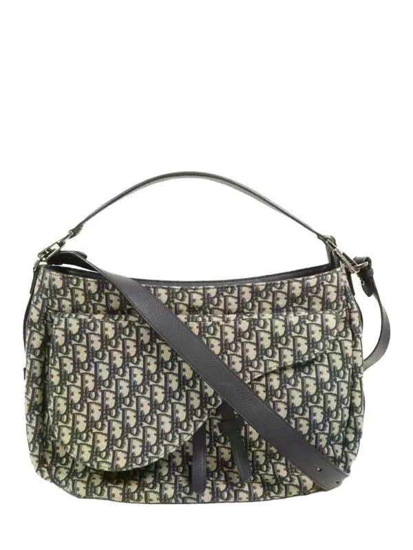 Dior Saddle Oblique Tote Bag - Blue