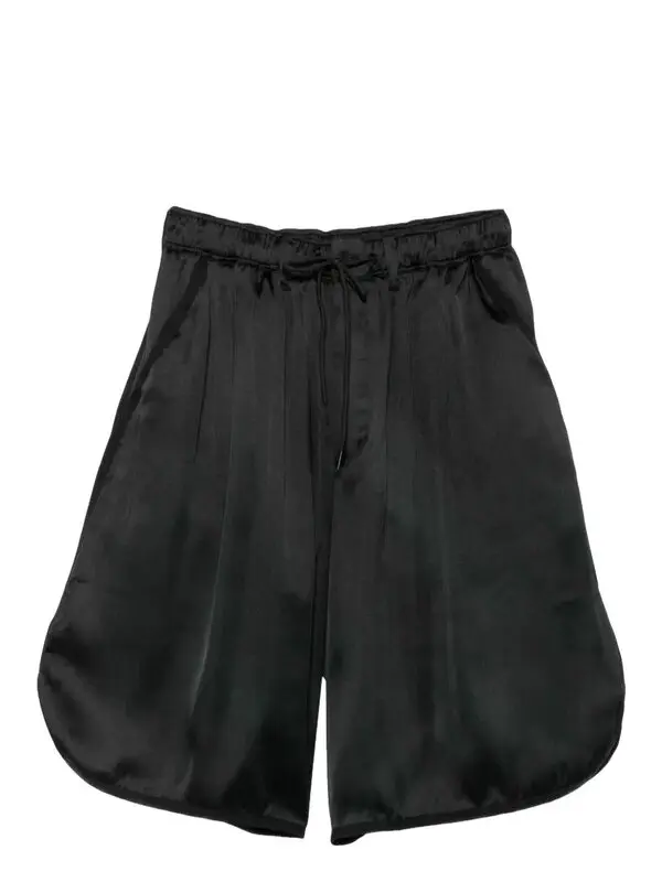 Y3 Logo Detail Drawstring Shorts - Black