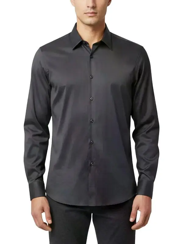 Prada Stretch-poplin Slim-fit Shirt - Black