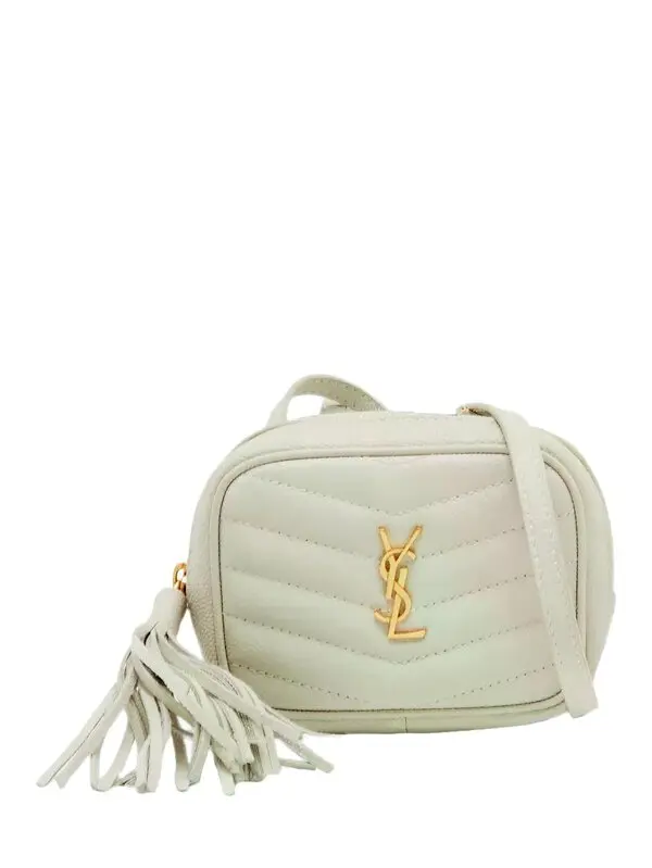 Saint Laurent Mini Lou Camera Bag - Grey