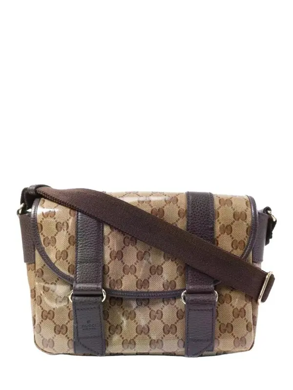 Gucci Gg Crystal Shoulder Bag - Neutrals