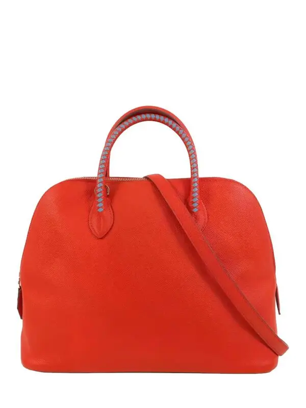 Hermès Bolide 1923 Tressage Shoulder Bag - Red