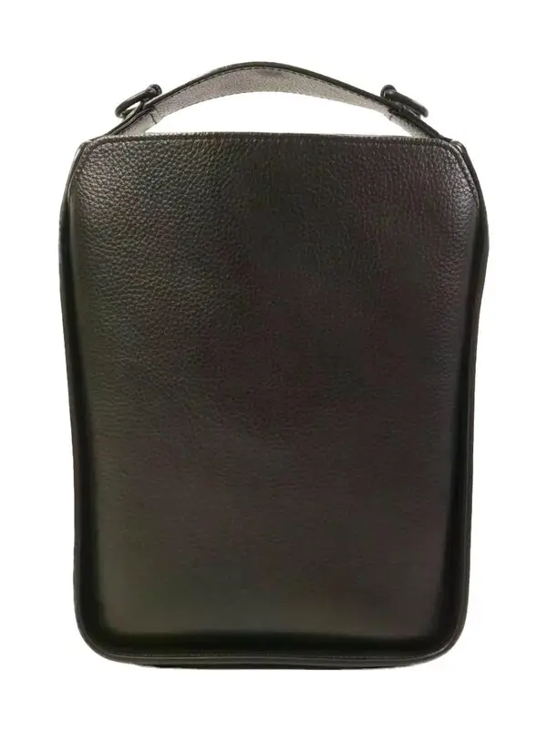 Balenciaga Tool 2.0 Grained Leather Tote Bag - Black
