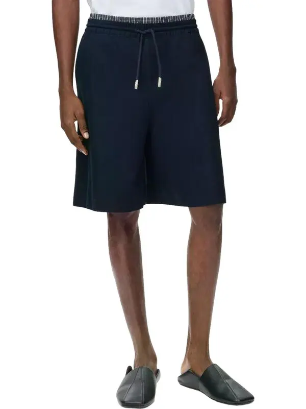 Loewe Drawstring Waist Shorts - Blue