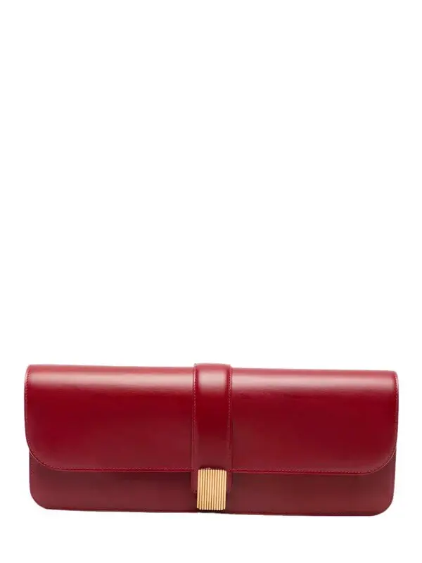 Khaite Blake Leather Clutch Bag - Red