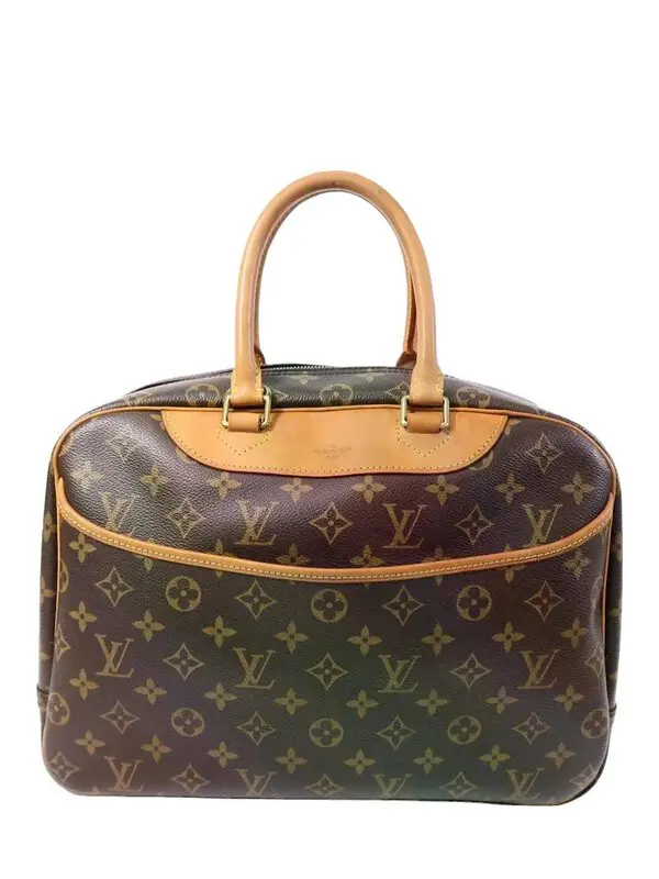LOUIS VUITTON Monogram Canvas Deauville Duffle Bag - Brown