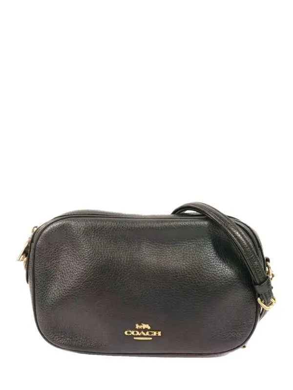 COACH VINTAGE Calfskin Shoulder Bag - Black
