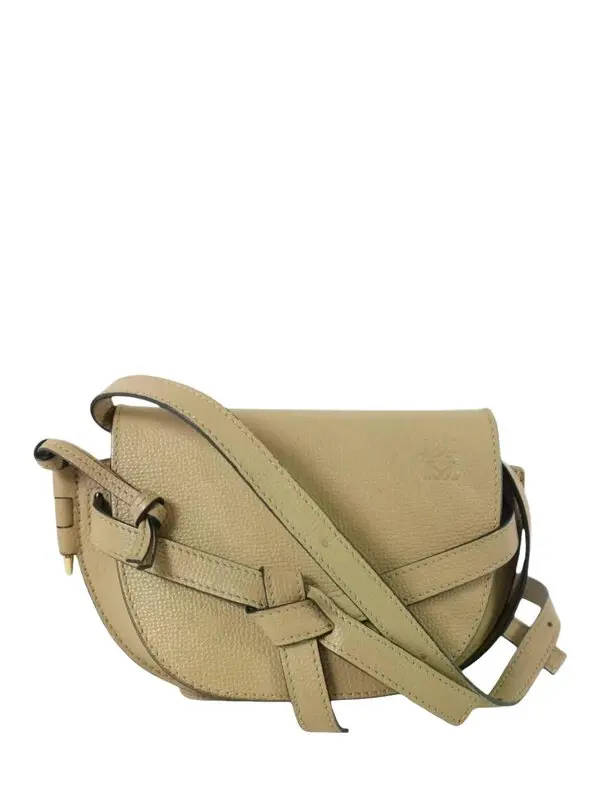 Loewe Mini Gate Shoulder Bag - Neutrals
