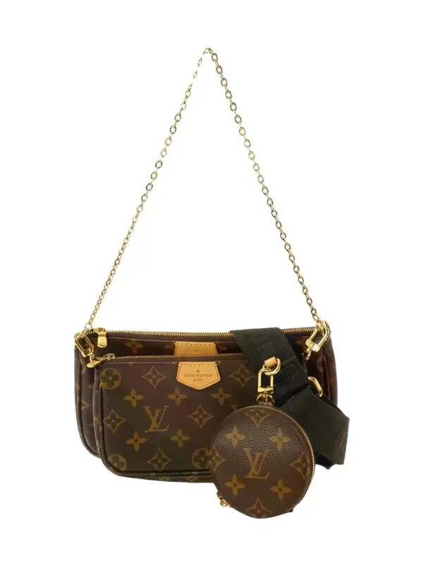 LOUIS VUITTON Multi Pochette Accessoires Monogram Shoulder Bag - Brown