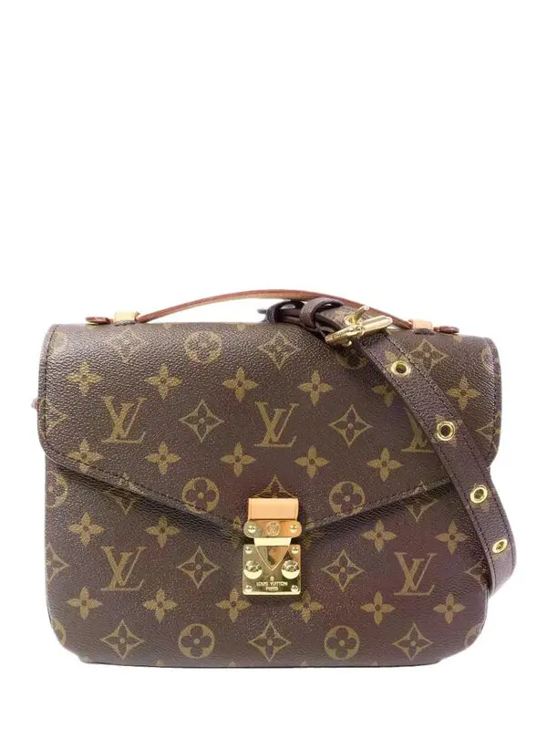 LOUIS VUITTON Monogram Canvas Pochette Metis Messenger Bag - Brown