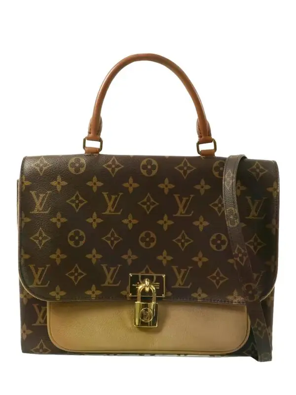 LOUIS VUITTON Monogram Marignan Tote Bag - Brown