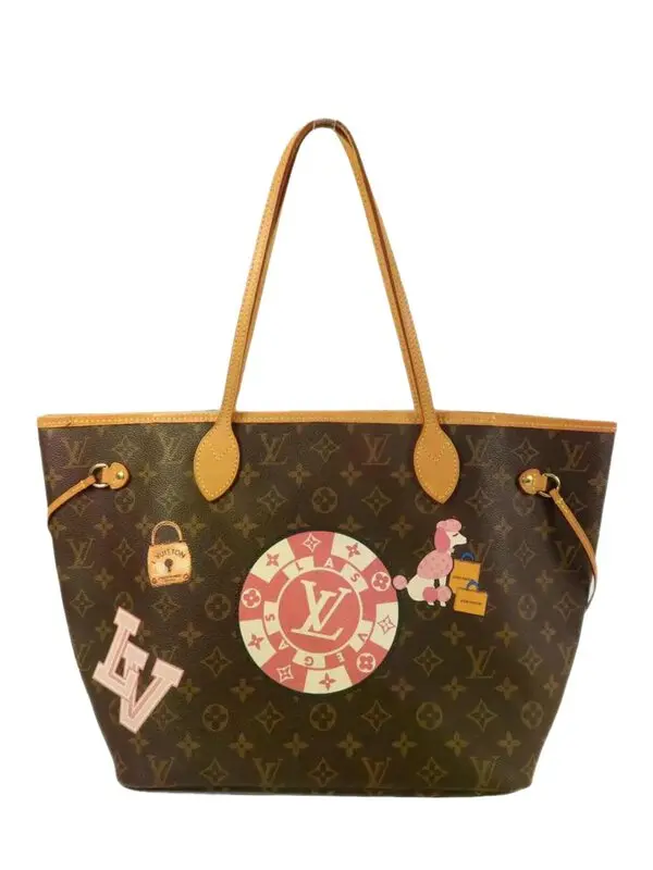 LOUIS VUITTON Monogram Neverfull Mm Tote Bag - Brown