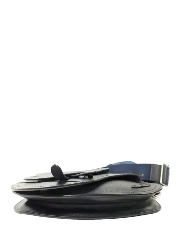 Dior Saddle Leather Messenger Bag - Blue
