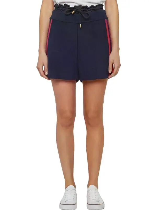 LOUIS VUITTON Monogram Knit Shorts - Blue